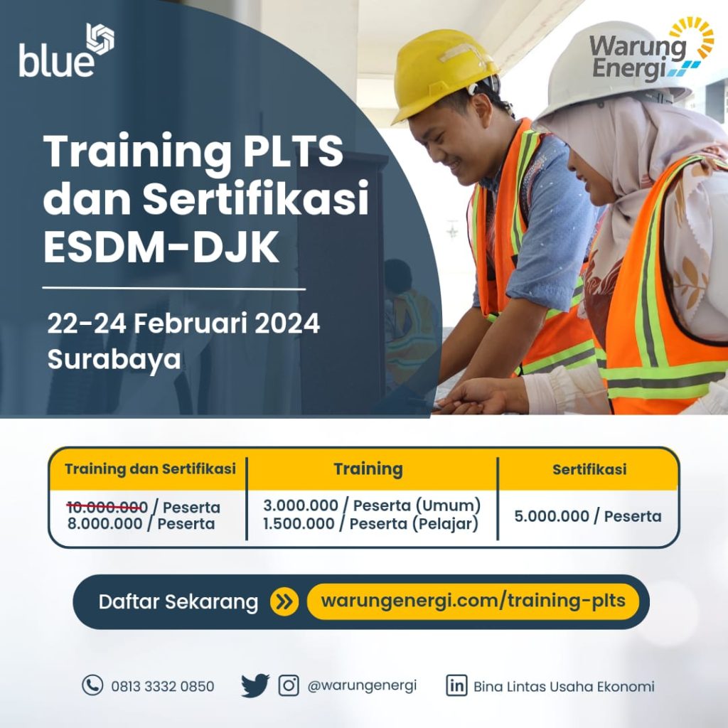 Training dan Sertifikasi ESDM DJK - Warung Energi