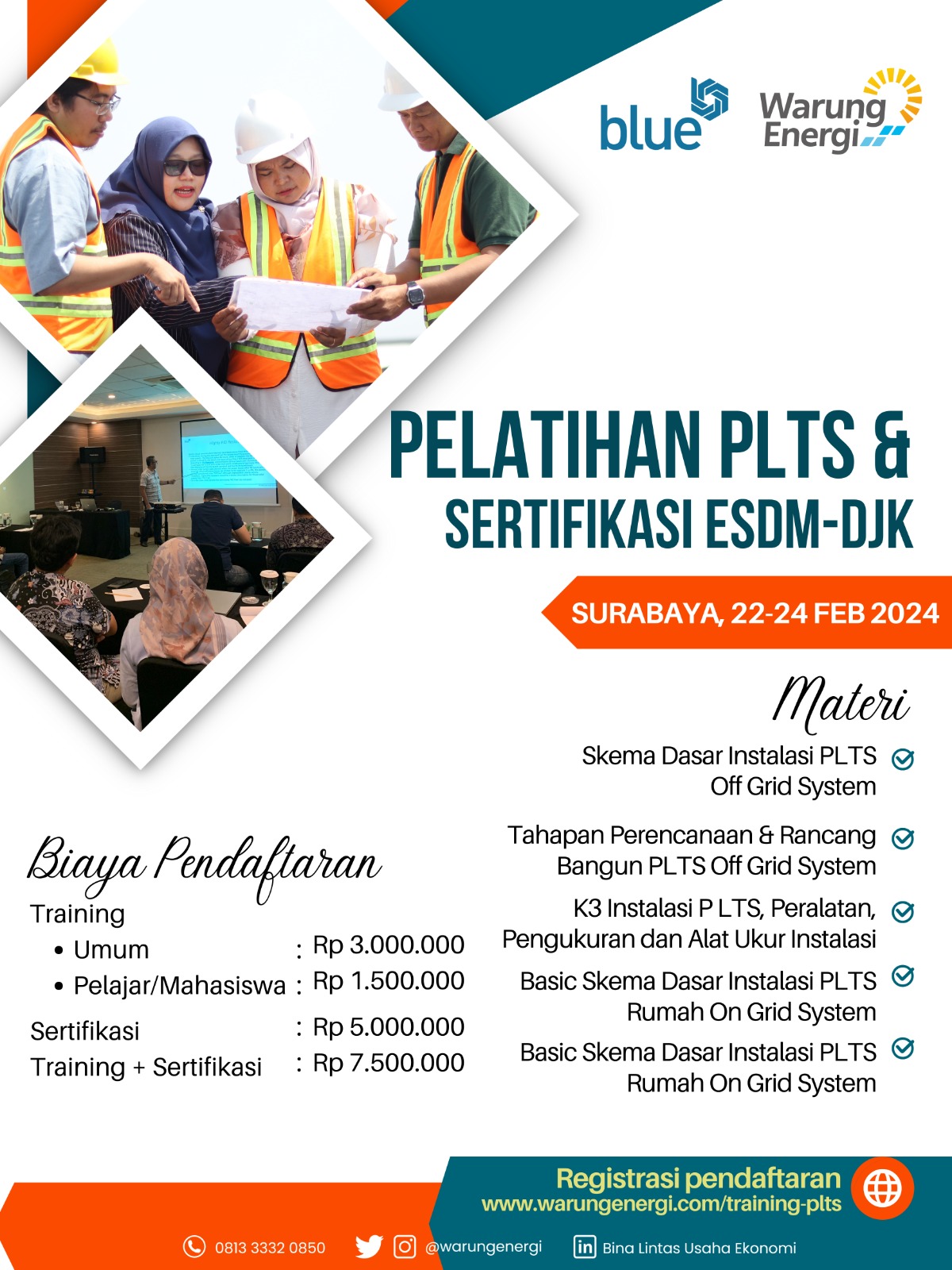 Training dan Sertifikasi ESDM DJK - Warung Energi